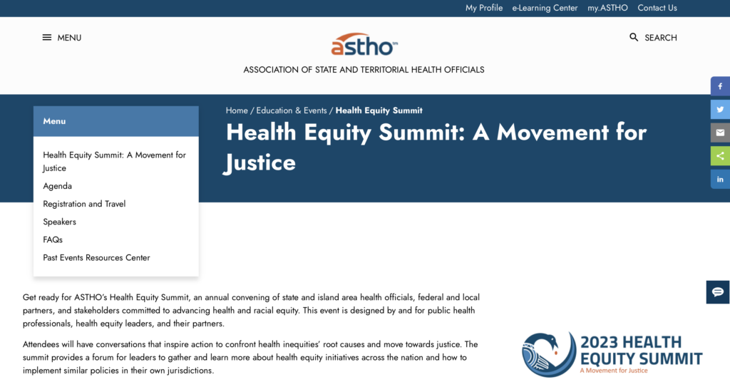 Health Equity Summit: A Movement for Justice - PHERN