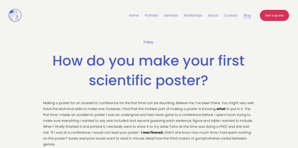 How Do You Make Your First Scientific Poster? - PHERN