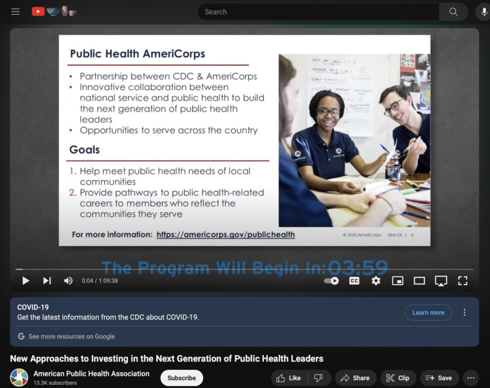 New Approaches to Investing in the Next Generation of Public Health Leaders - PHERN