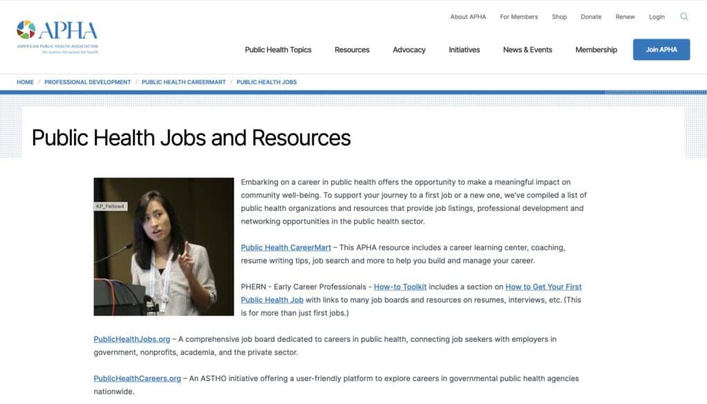 Public Health Jobs and Resources - PHERN