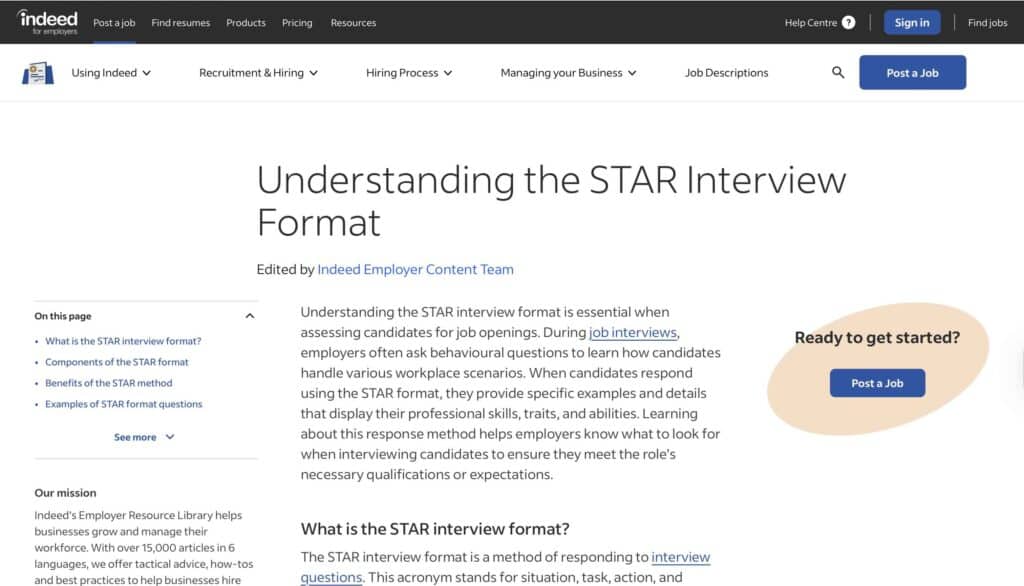 Understanding the STAR Interview Format - PHERN